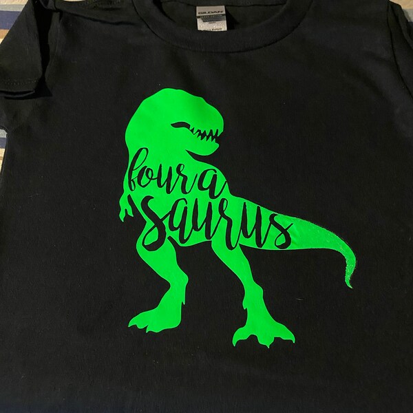 Four A Saurus Svg File DXF Silhouette Print Vinyl Cricut Cutting SVG T ...