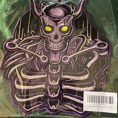 Susanoo Sasuke Skull Patch, Manga Anime, Large Embroidered Skeleton ...