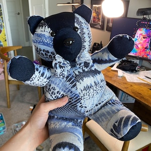 Memory Bear Pattern 12 Easy Sewing Pattern Simple Bear Pattern Sewing ...