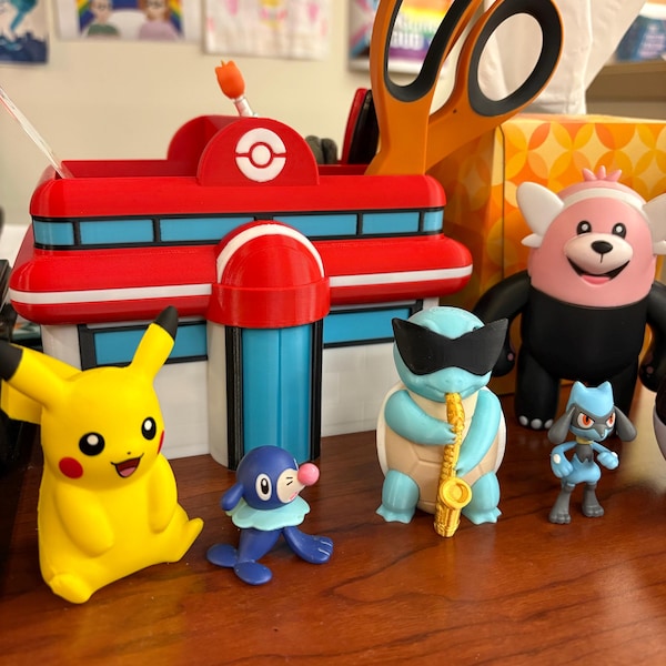 Pokémon Center Desk Organizer |office| - Etsy