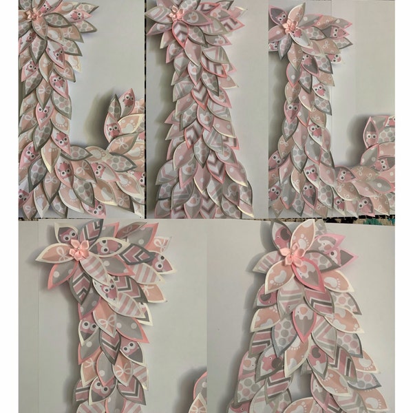 Baby Girl Digital Paper, Its a Girl Patterns, Baby Shower, Pink, Beige ...