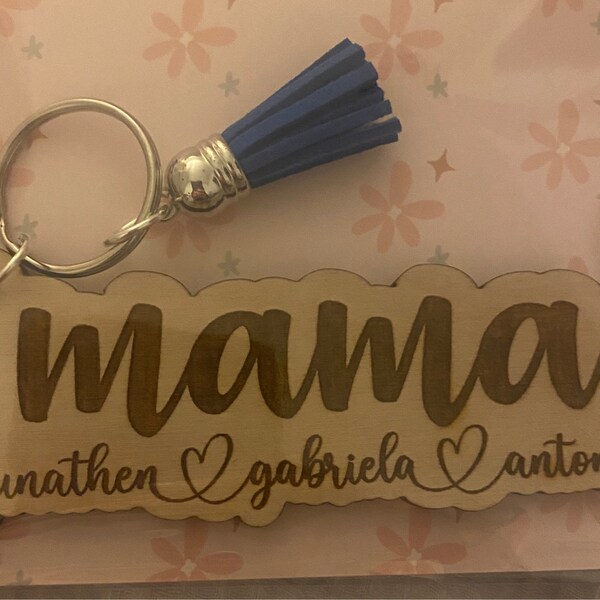 Mama Keychain, Mom Keychain, Gift for Mom, Custom Keychain, Mother’s ...