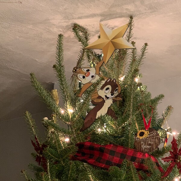 Chip N Dale Balancing Act Ornament / Tree Topper - Etsy