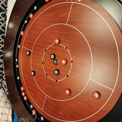 Crokinole Billiards 'eight Disc Crokinole' - Etsy