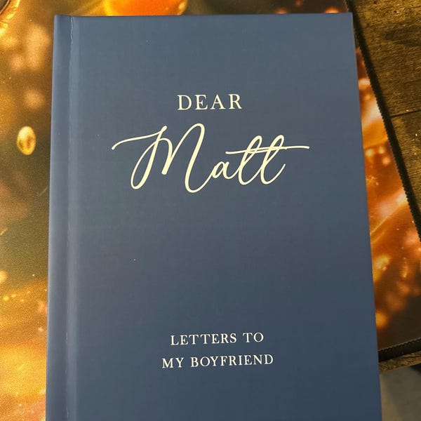 Letters to My Boyfriend Custom Notebook Valentines Day Gift From ...