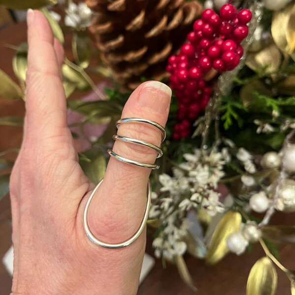 Thumb Splint MCP 925 Silver Ring, MCP Hyperextension Splint, Arthritis ...