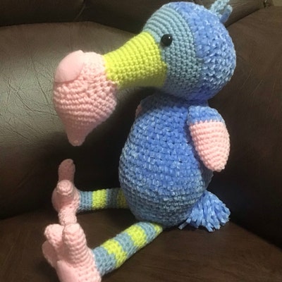 Dodo Bird, Dodo Bird Doll, Dodo Bird Toy, Crochet Dodo Bird, Crochet ...