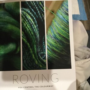 ROVING Spinning Book Roving combed Top Tutorial Handspinning Guide - Etsy