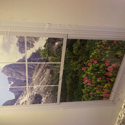 3D Window Effect Beach and Ocean Seascape Self Adhesive Vinyl, Wall ...