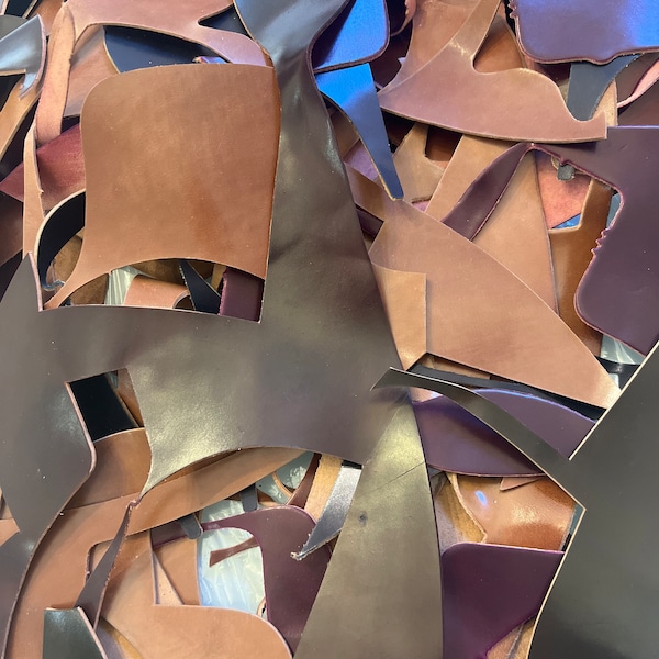 Horween Shell Cordovan Scrap - Etsy