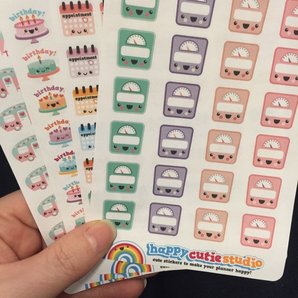 40 Cute Camper/campervan/caravan/camping Planner Stickers - Etsy