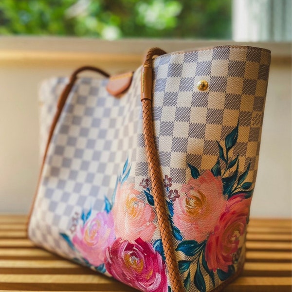 Custom Hand-painted Bag / Personalized Designer Handbag Purse Tote ...