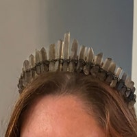 The Lydia Smoky Quartz Crown raw Black Crystal Quartz Crown / Tiara ...