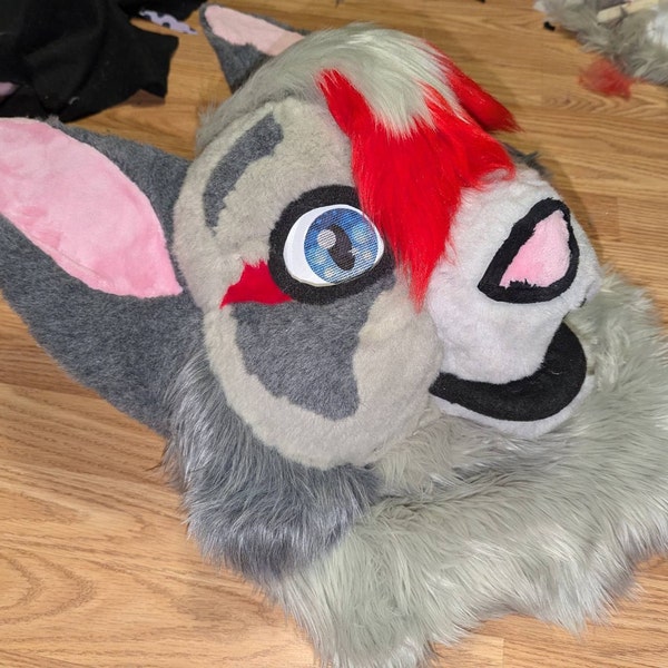 7 Fursuit Head EAR Pattern DIY PDF Digital Download Template for Mascot ...