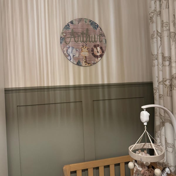 ROAR Wooden Scallop Bunting Flags - Kid's Bedroom/nursery/playroom ...