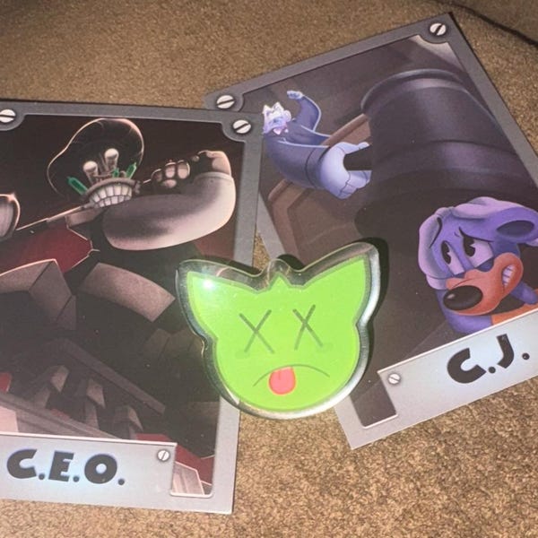 Toontown Corporate Clash Sad Laff Meter Acrylic Pins (1.5 Inches) - Etsy