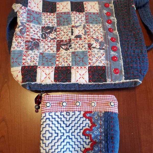 Patchwork Quilt Bag, Hand Quilted Purse - Etsy