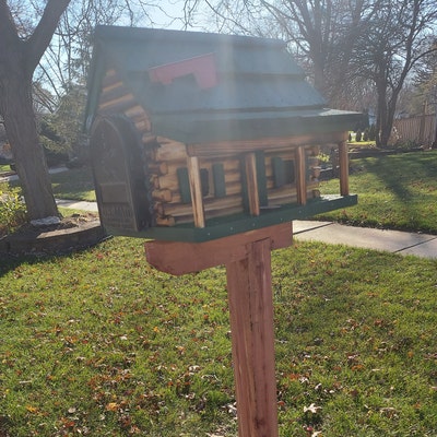 Rustic Wooden Mailbox Metal Box Insert Made With Reclaimed - Etsy