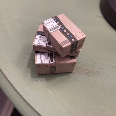 Instant Download Miniature Amazon Inspired Packages DIY Printable PDF ...