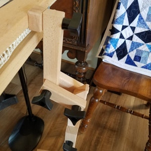Universal Craft Stand. Frank Edmunds Wood Floor Stand for | Etsy