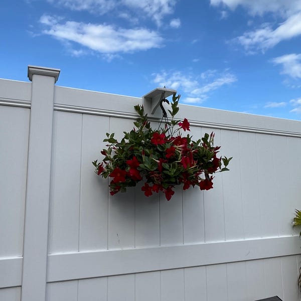 Plant Hanger, Over the Fence Plant Hook, Hanging Flower Pot Hook, Plant ...