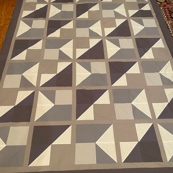 Leaded Light Quilt Pattern PDF Download | Modern Quilt Pattern - Etsy