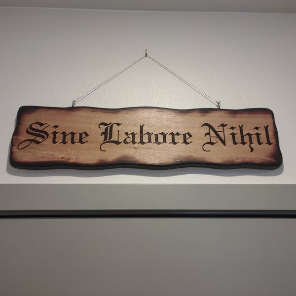 Personalized Dnd Wood Sign - Medieval Wall Decor - Dungeons and Dragons ...