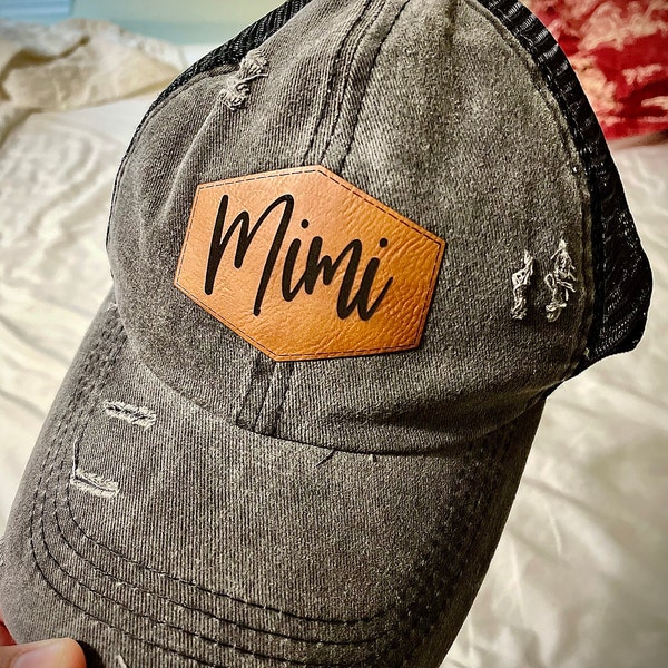 Custom Women Hat|custom Hat|personalized Hat|make My Own Hat|ponytail ...