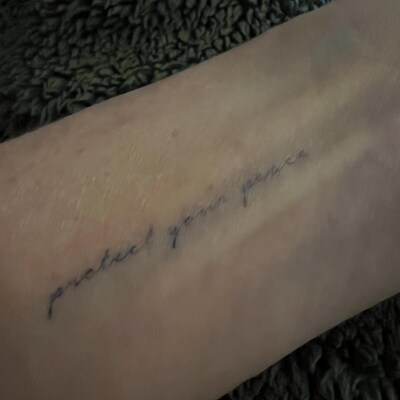 Let It Be Semi-permanent 2-week Tattoo set of 2 - Etsy