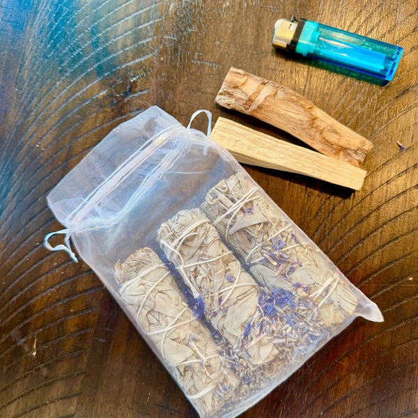 Fragrance Sachet Handmade Reiki Infused Cleansing : White Sage ...