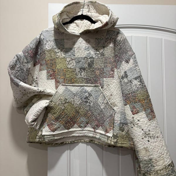 Quilt Hoodie Sewing Pattern PDF | Beginner Friendly | XS–XL Digital ...