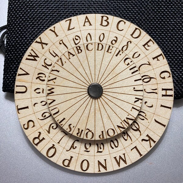 Theban Shift Cipher Wheel - Etsy