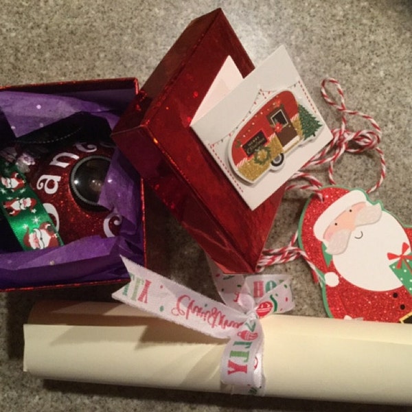 Santa Cam Ornament With Letter, Real Camera Lens With Santa Claus Eye ...