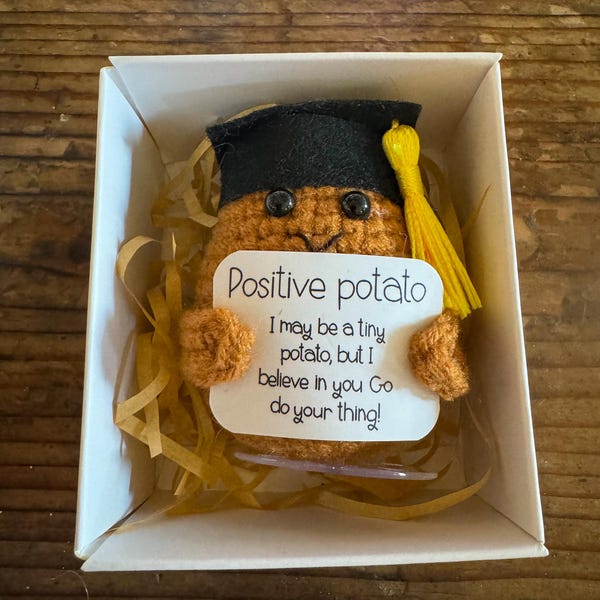 Graduation Gift Positive Potato, Emotional Support Pickle, High School ...