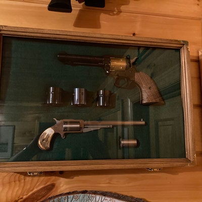 Double Rifle Display Case 44x18x3 Wall Mount Locking - Etsy