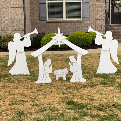 Outdoor Large Trumpeting Angels - Etsy