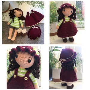 ANNIE Crochet Doll Pattern Amigurumi Doll Pattern PDF - Etsy