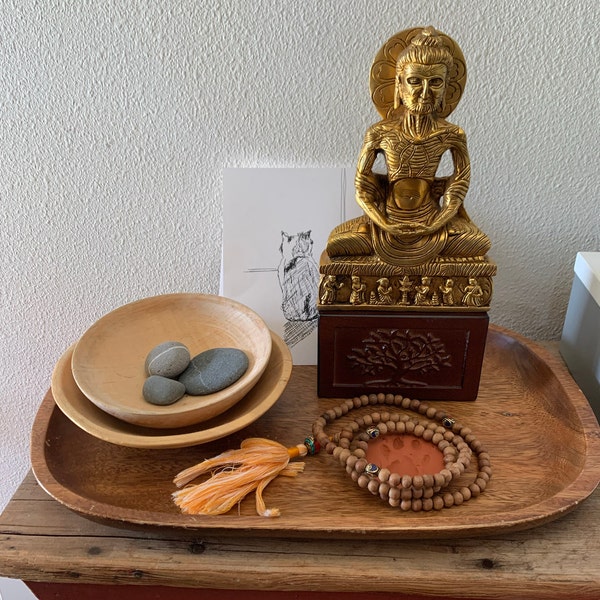 White Tara Statue, 12inch, White Tara With Wooden Base, Nepali Tara ...