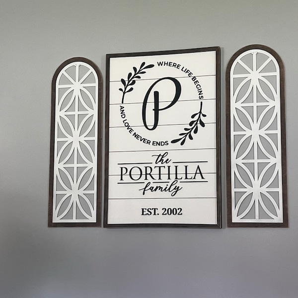 Raised Letter Welcome Sign | Vertical Welcome Sign | Rustic Front Porch ...