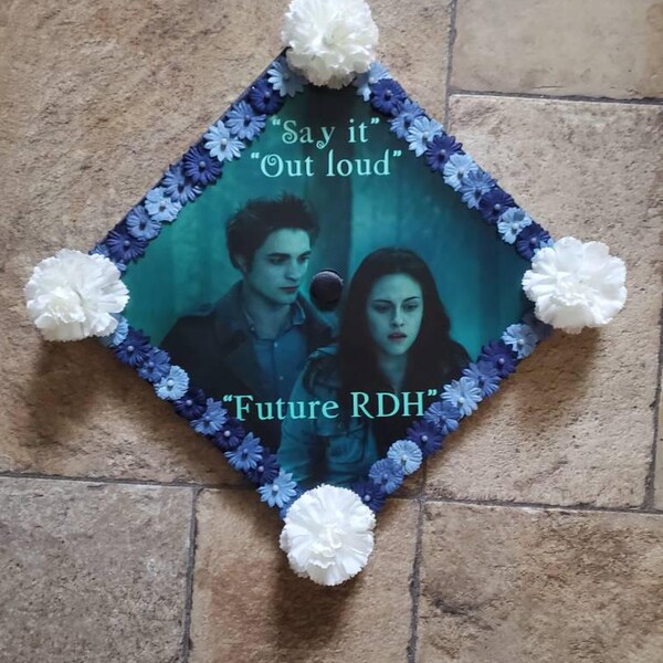 Printable Twilight Graduation Cap Cover & Decoration - Etsy