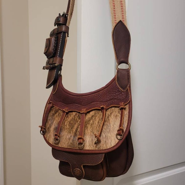 Handmade Buffalo Leather Hunting Bag, Black Powder Muzzleloader Bag - Etsy