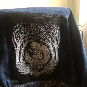 Wood Witch Backpatch - Etsy