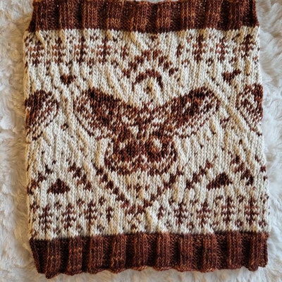 Cecropia Cowl Pattern, Silk Moth Cowl, Knitting Pattern, Digital PDF ...