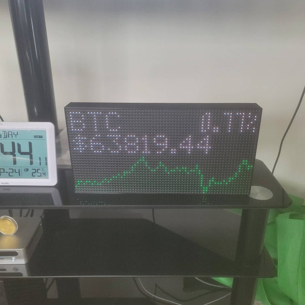 Stock Ticker Forex Crypto LIVE Price Wifi LED Display - Etsy