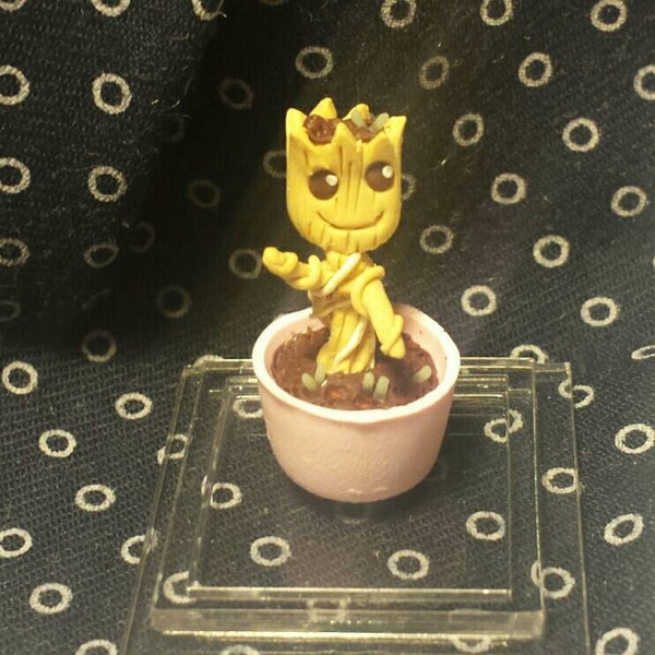 Miniature Baby Groot Figurine - Etsy