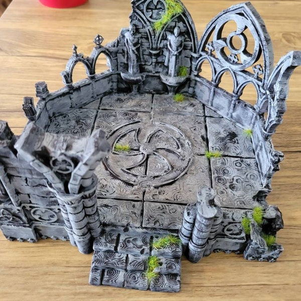 Gothic Abby Dnd Miniature Terrain for Dungeons and Dragons, D&D ...