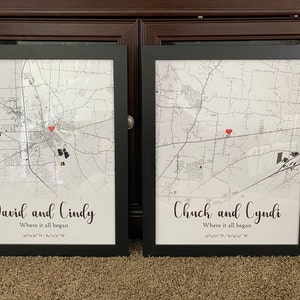 Adventure Map Mountain Personalized Custom Travel Map | Etsy