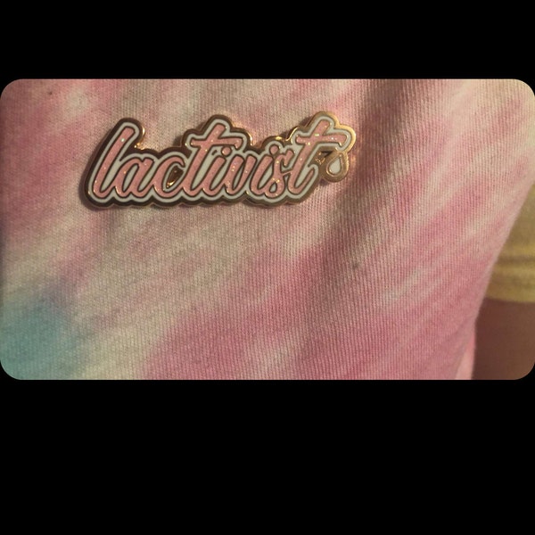 Lactivist Glitter Hard Enamel Pin - Etsy UK