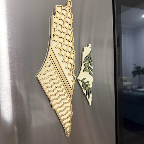 Wooden Palestine Map With Olives - Etsy