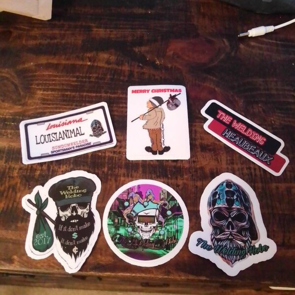 100 Custom Event Stickers, Waterproof Outdoor Stickers, Company Logo ...